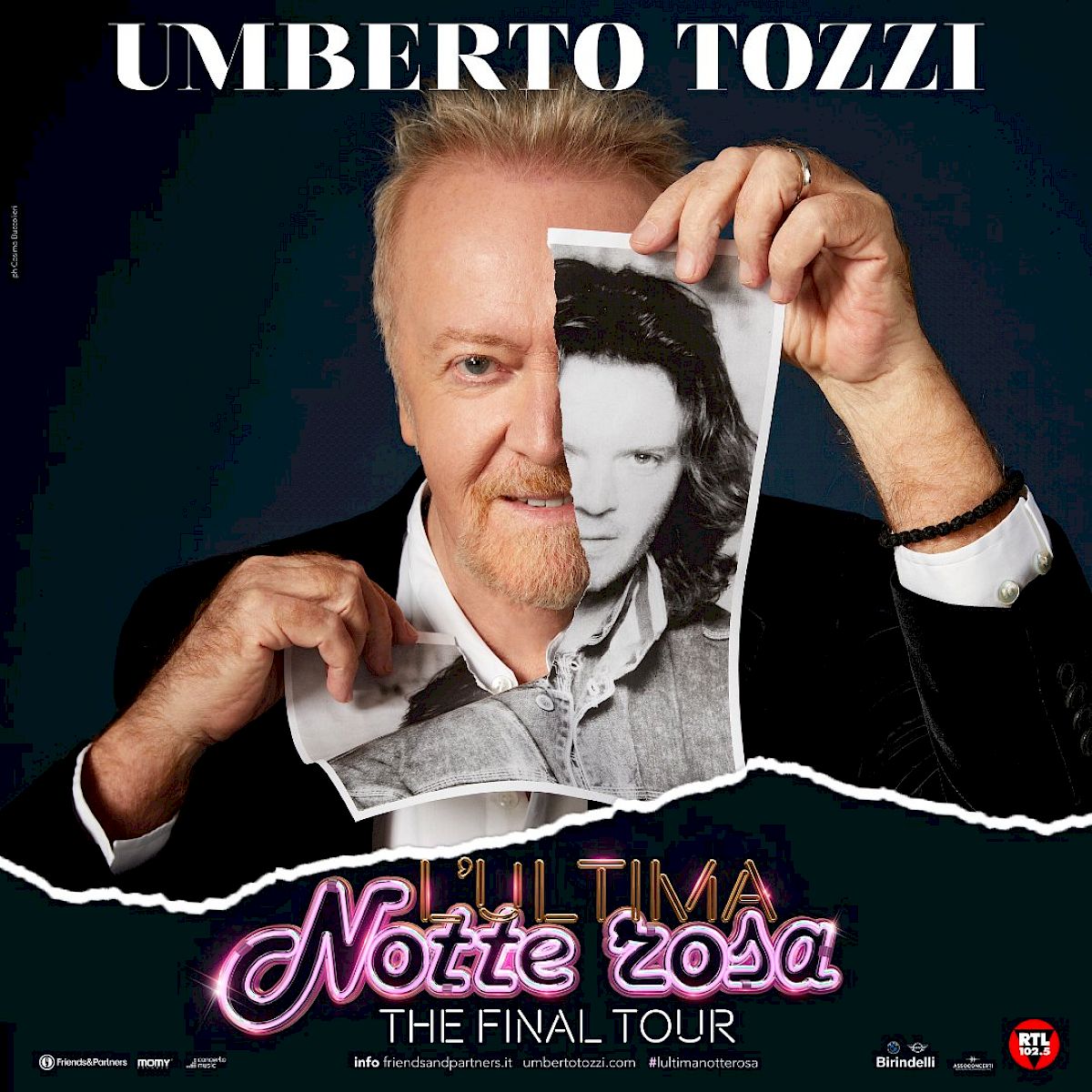 Umberto Tozzi L'ultima notte rosa the final tour @Display Brixia Forum ...