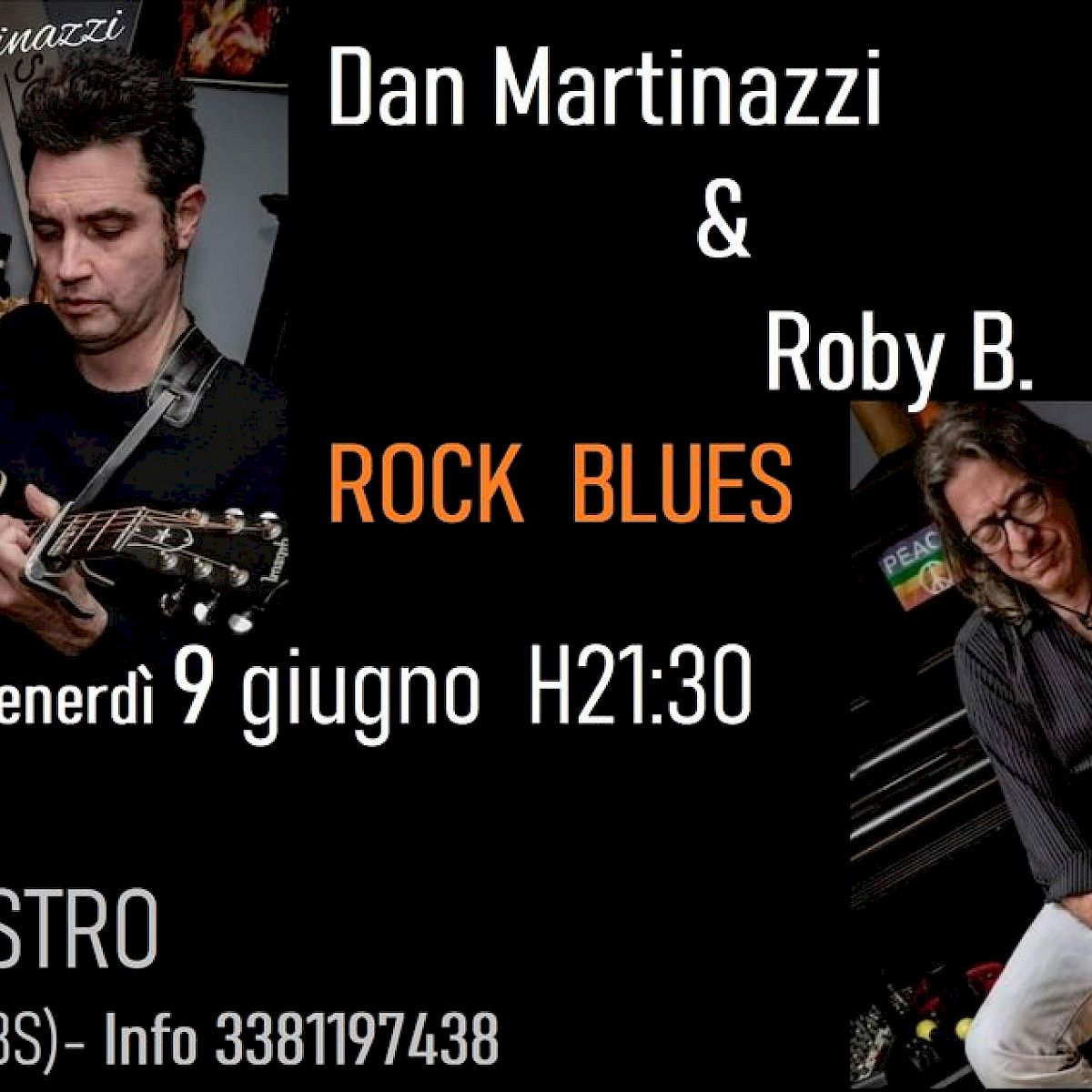 Rock-Blues con Dan Martinazzi & Roby @Solebistro - musica Brescia 2023