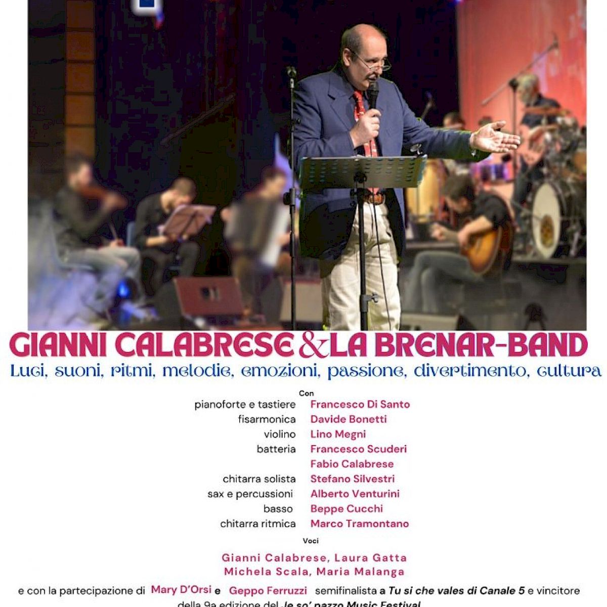 Gianni Calabrese | Napoli in Concerto e la Brenar Band - musica Brescia ...